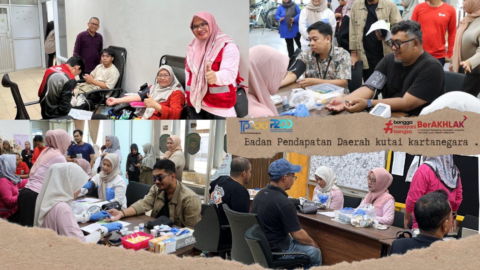 Bapenda Kukar Gelar Skrining Kesehatan, Wujudkan Lingkungan Kerja Sehat ...